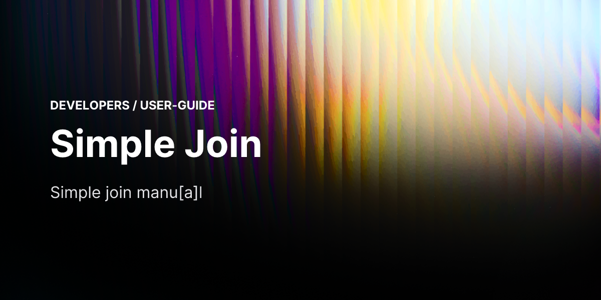 Simple Join | Pathway