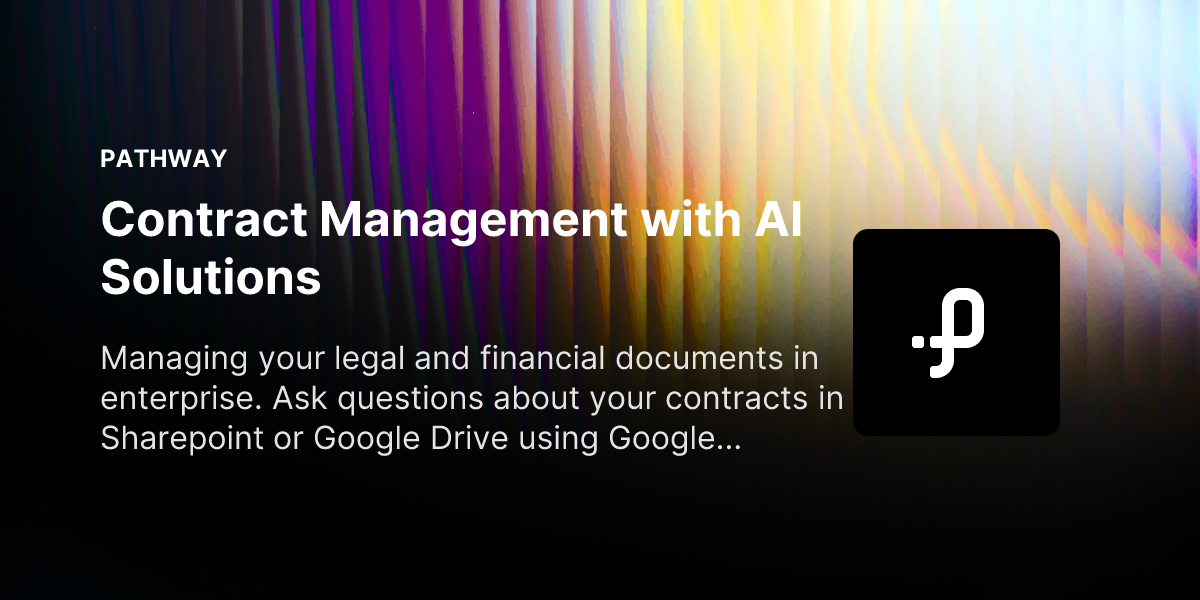 Contract Management with AI | Pathway Solutions