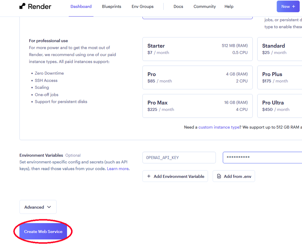 Deploy with Render | Pathway