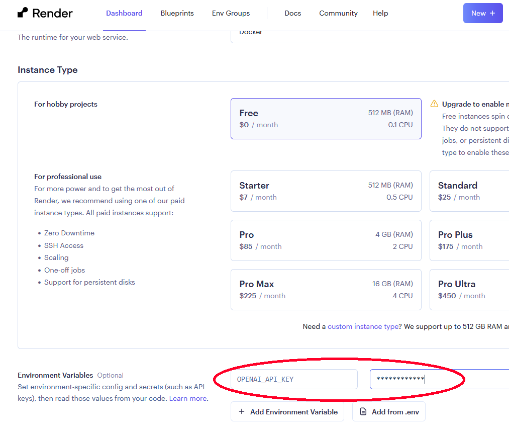 Deploy with Render | Pathway