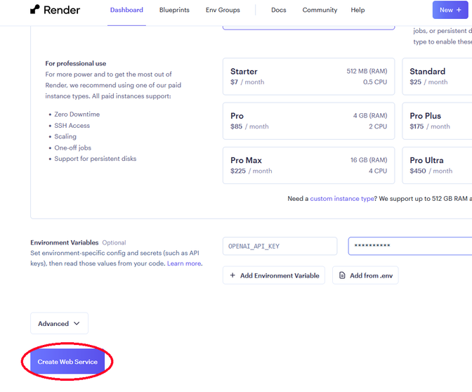 Deploy with Render | Pathway