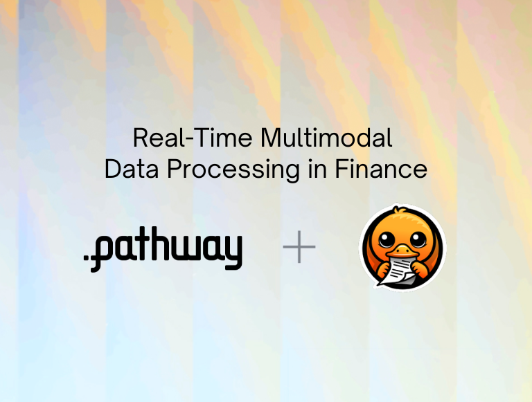 Real-Time Multimodal Data Processing with Pathway and Docling