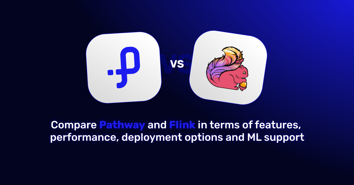Flink alternative for stream processing with Python - Pathway